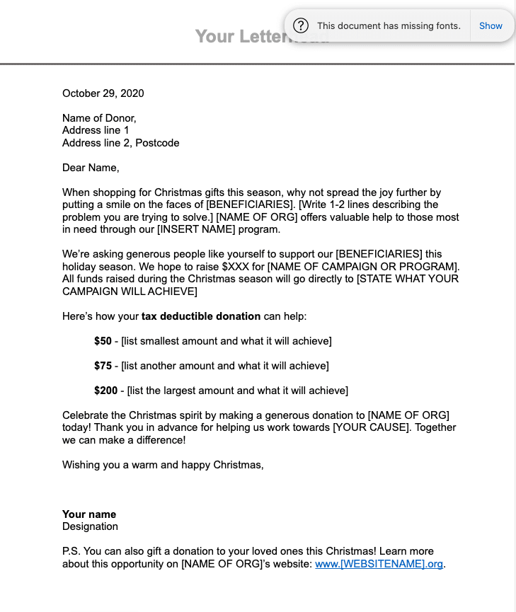 How To Write The Perfect Fundraising Letter With Templates how-to-write-the-perfect-fundraising-letter-with-templates